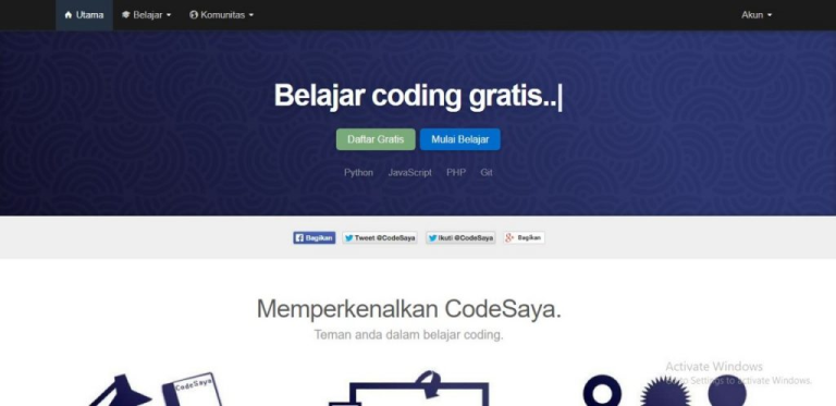 7 Rekomendasi Website Belajar Coding Gratis – Kadjiro